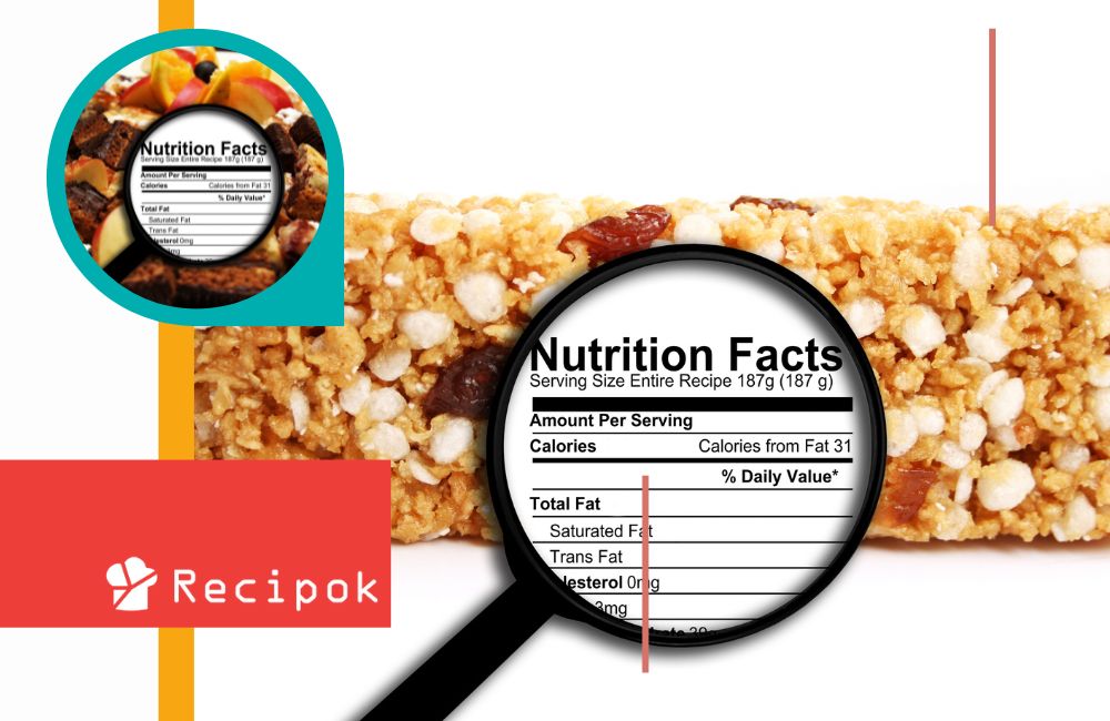 Cómo calcular la información nutricional de nuestras recetas